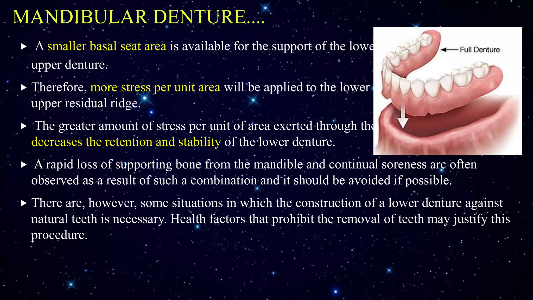Single complete denture | PPTX