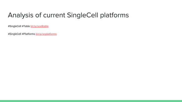 Single cell.platforms.v1.1 | PPT