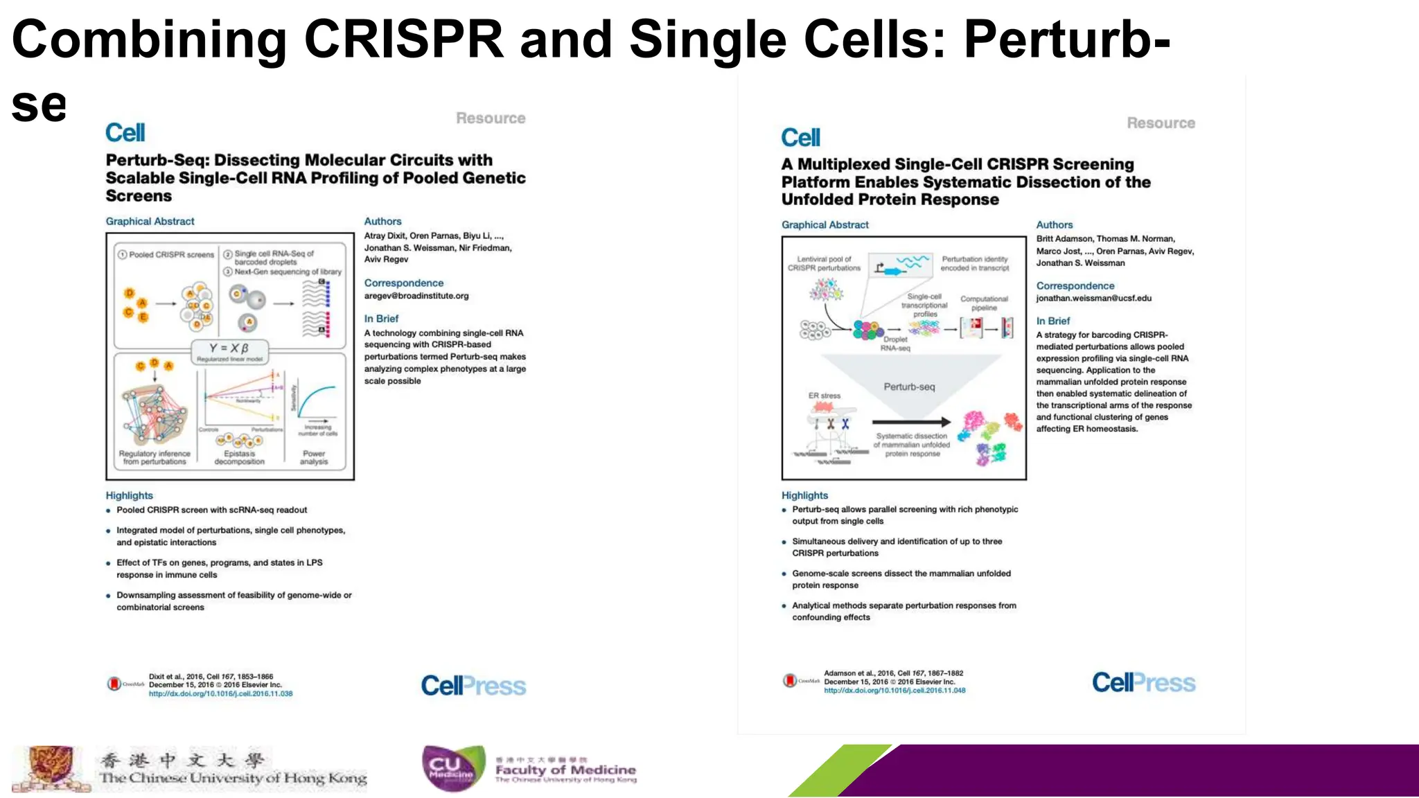 High-throughput single-cell CRISPR-Cas9 gene editing. | PPTX
