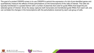 High-throughput single-cell CRISPR-Cas9 gene editing. | PPTX