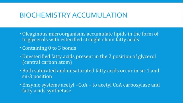 Single cell oil | PPTX | Chemistry | Science