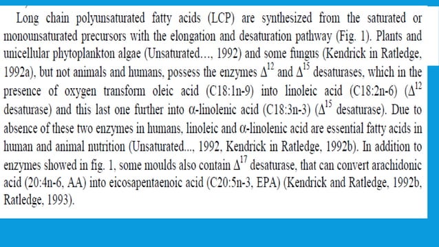 Single cell oil | PPTX | Chemistry | Science