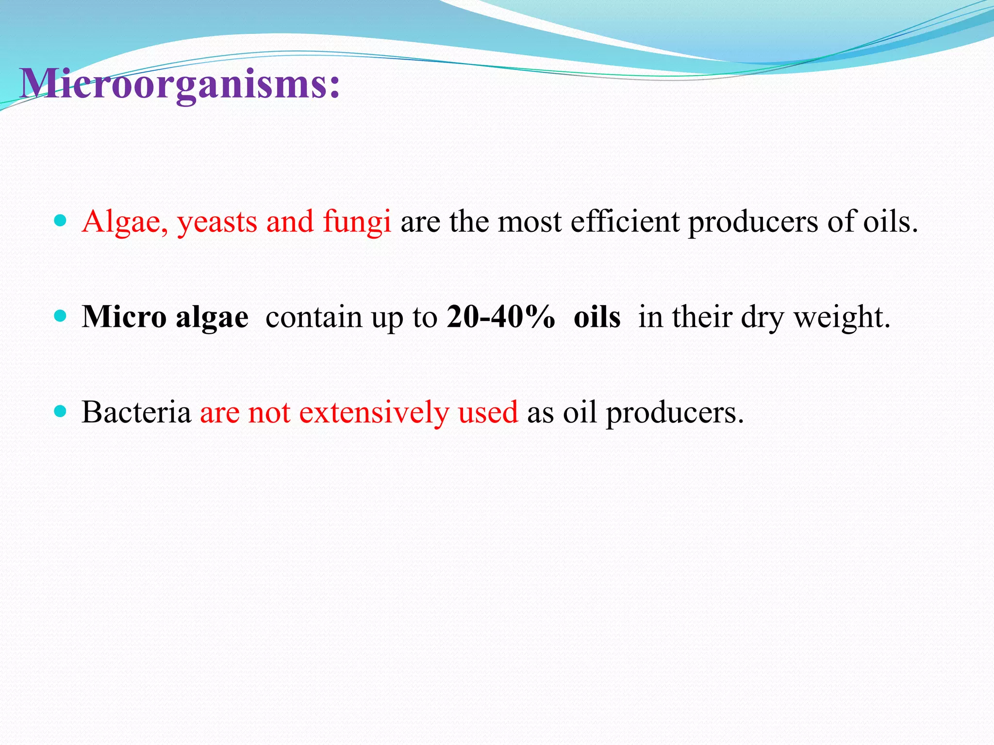 Single cell oil (SCO) | PPTX