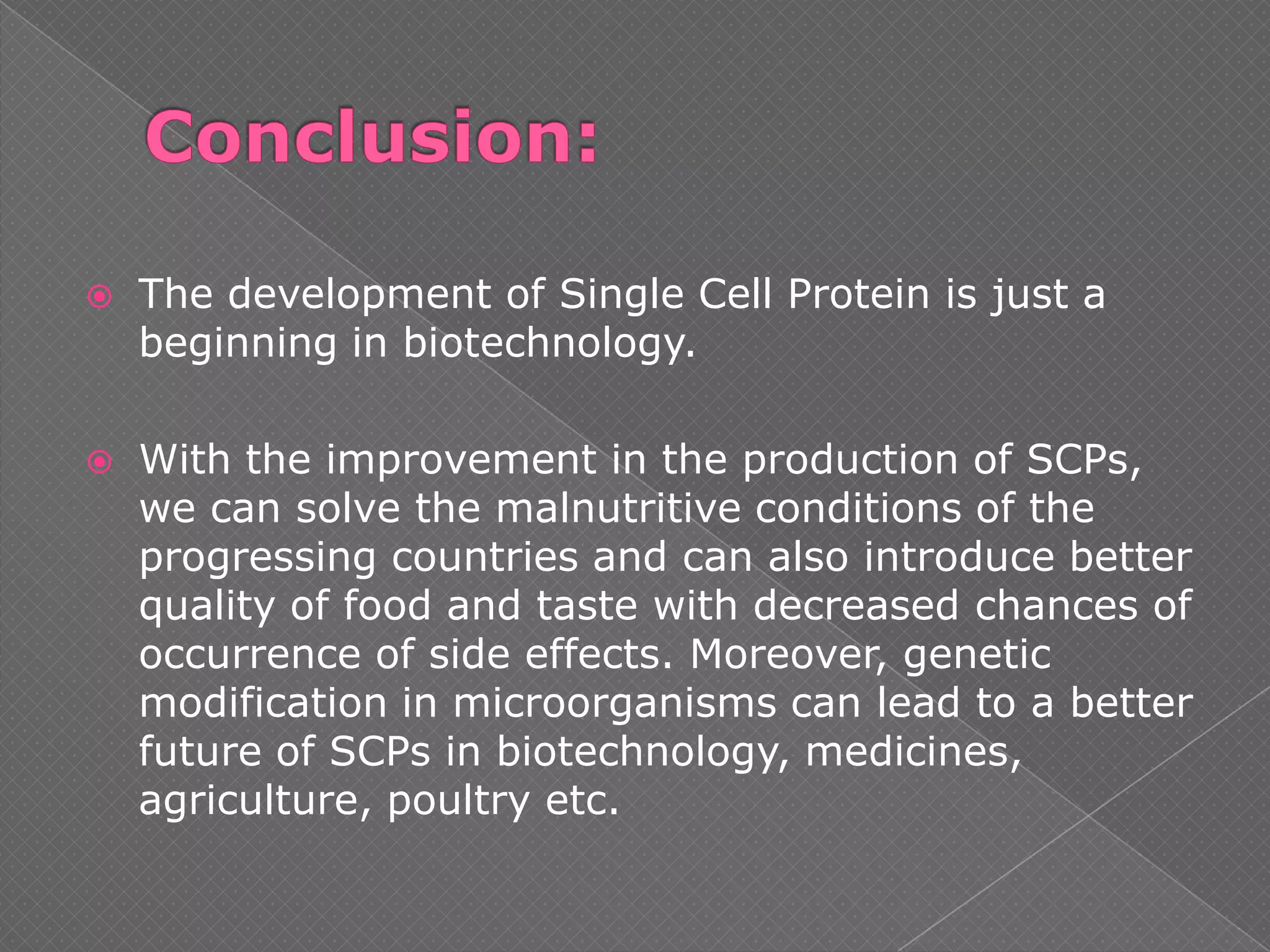 Single cell protein | PPTX