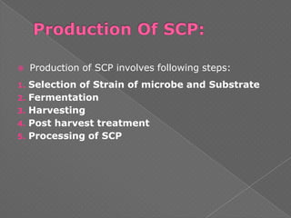 Single cell protein | PPTX