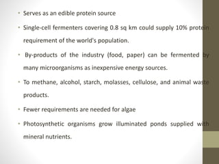 Single cell protein | PPTX