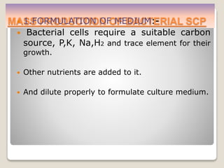 Single cell protein | PPTX