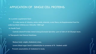 single cell proteins (SCP) ppt,slideshare. | PPT