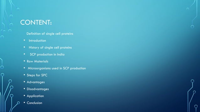 single cell proteins (SCP) ppt,slideshare. | PPT