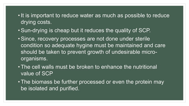 Single cell protein(scp) | PPTX | Nutrition | Healthy Living