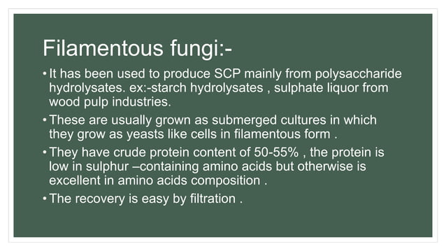 Single cell protein(scp) | PPTX | Nutrition | Healthy Living