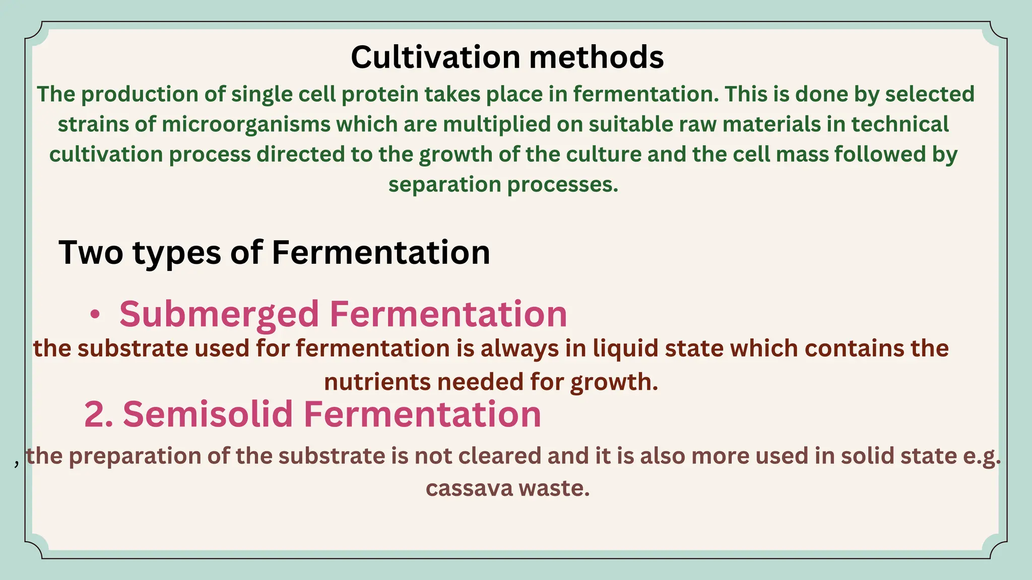Single cell Protein(SCP), Introduction of SCP, Importance, types and ...