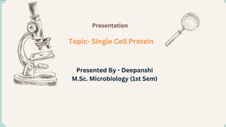 Single cell Protein(SCP), Introduction of SCP, Importance, types and ...