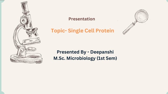 Single cell Protein(SCP), Introduction of SCP, Importance, types and ...