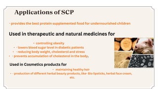 Single cell Protein(SCP), Introduction of SCP, Importance, types and ...