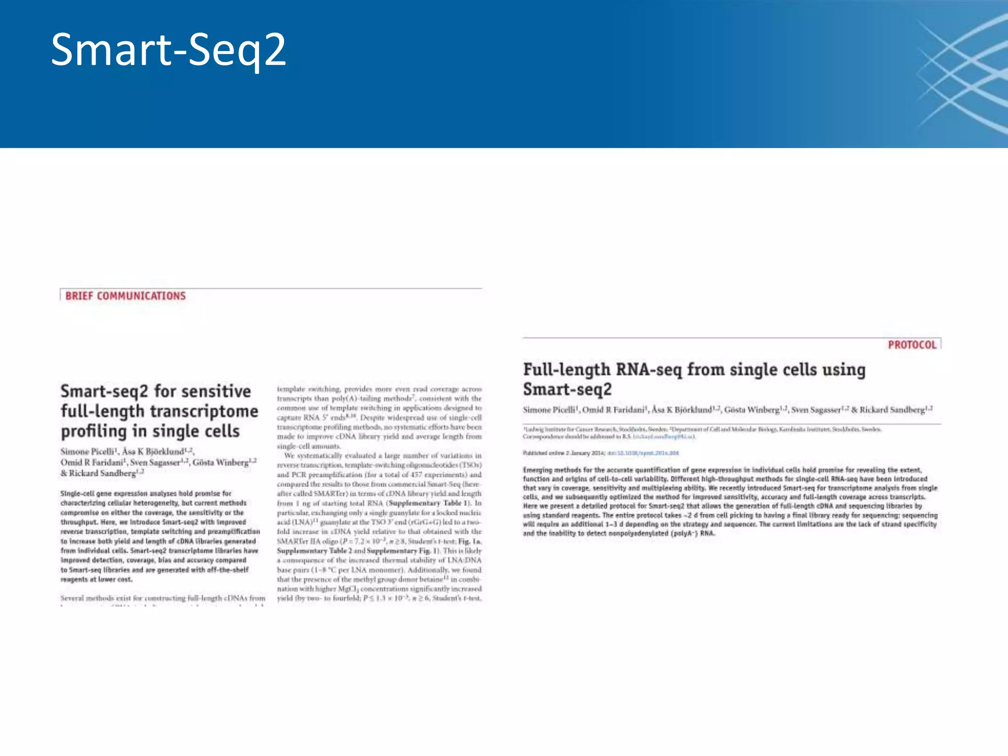 Introduction to Single-cell RNA-seq | PPTX
