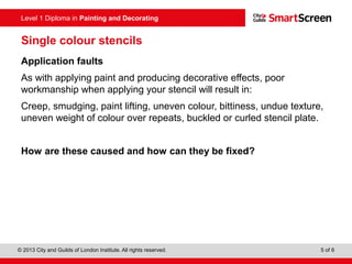 Single colour stencils | PPT