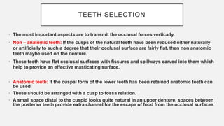 Single complete denture | PPTX
