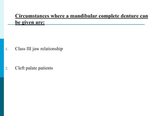 Single complete denture final ppt - copy | PPTX
