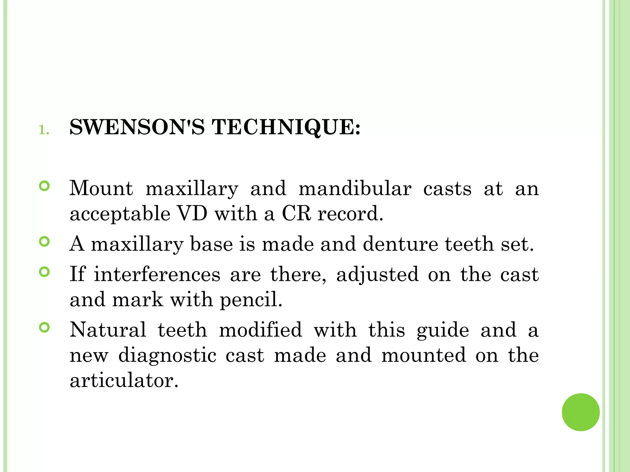 Single Complete Denture | PPT