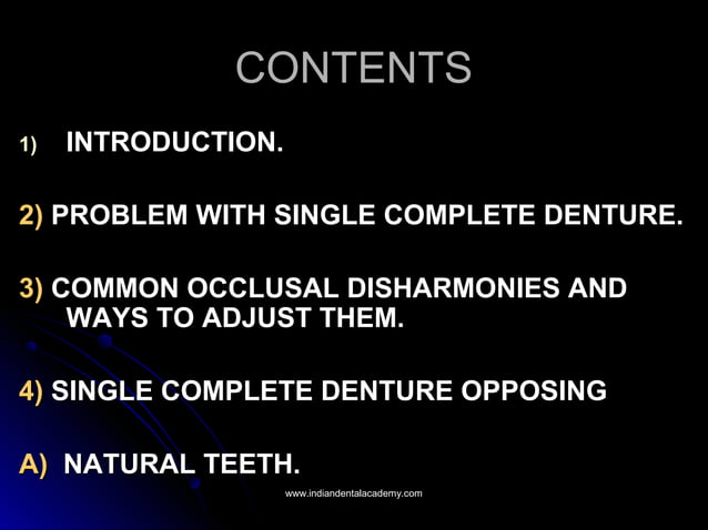 Single complete denture/ academy laser dentistry | PPT