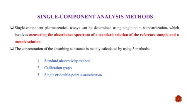 single component.pptx | Chemistry | Science