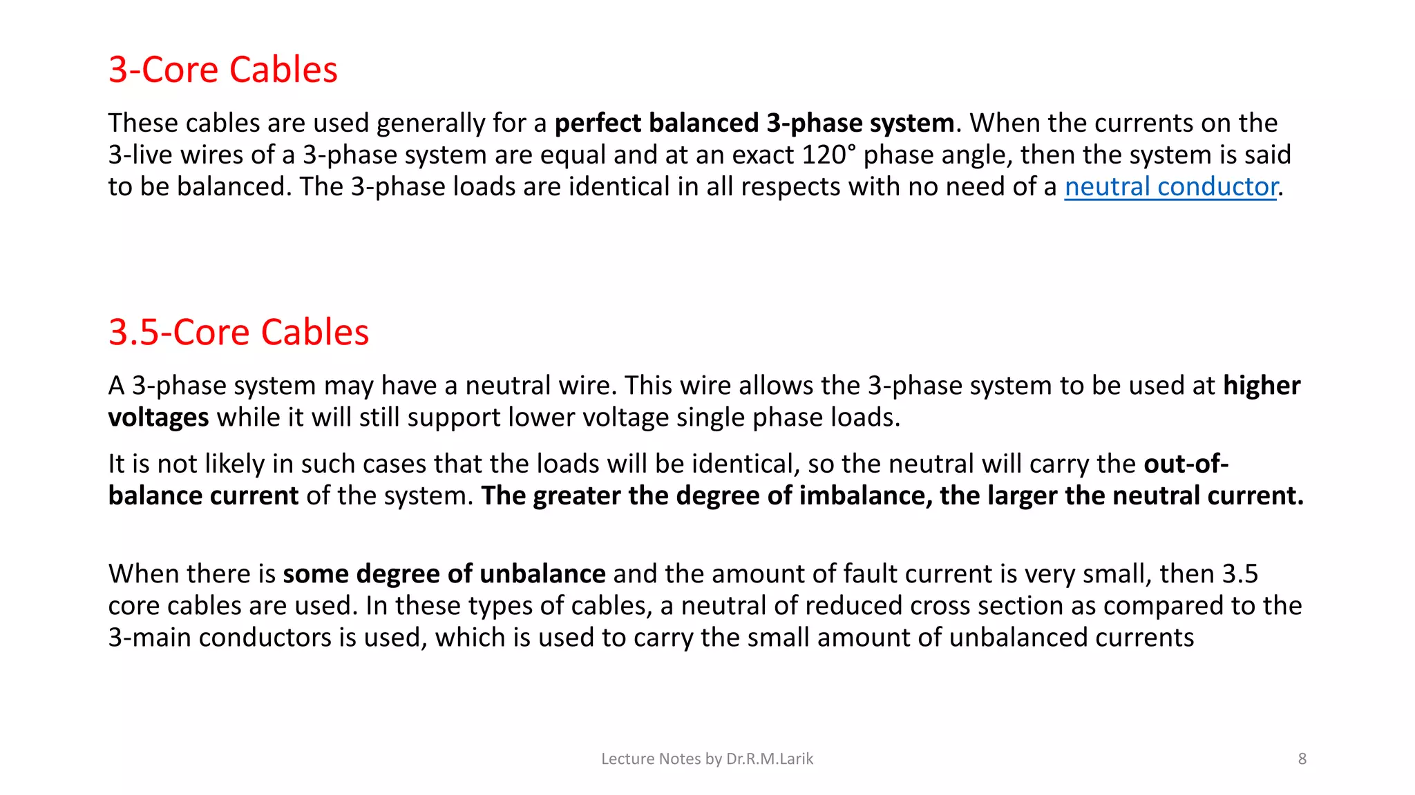Single core and multi core cables | PDF