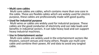 Single core and multi core cables | PDF