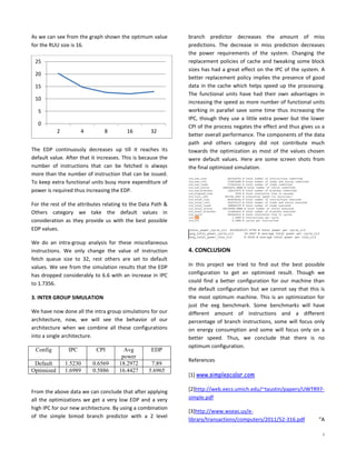Single core design space exploration | PDF