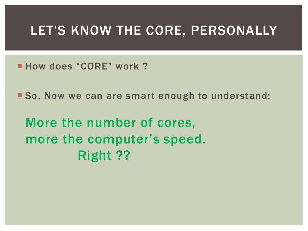Difference Between Single Core Dual Core And Quad Core Processors