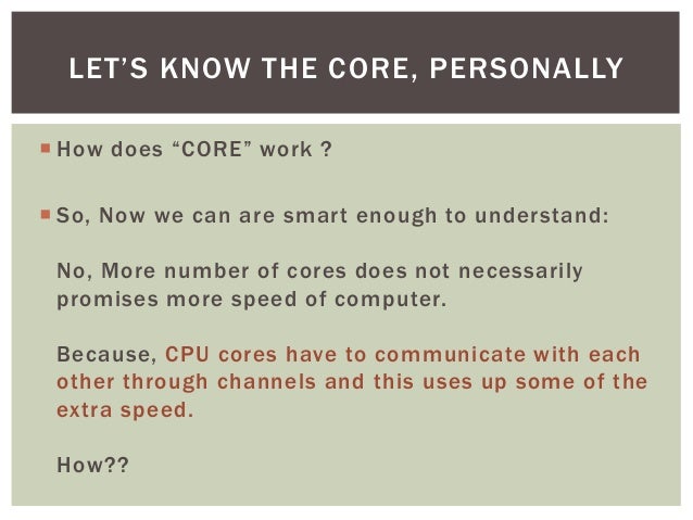 Difference Between Single Core Dual Core And Quad Core Processors