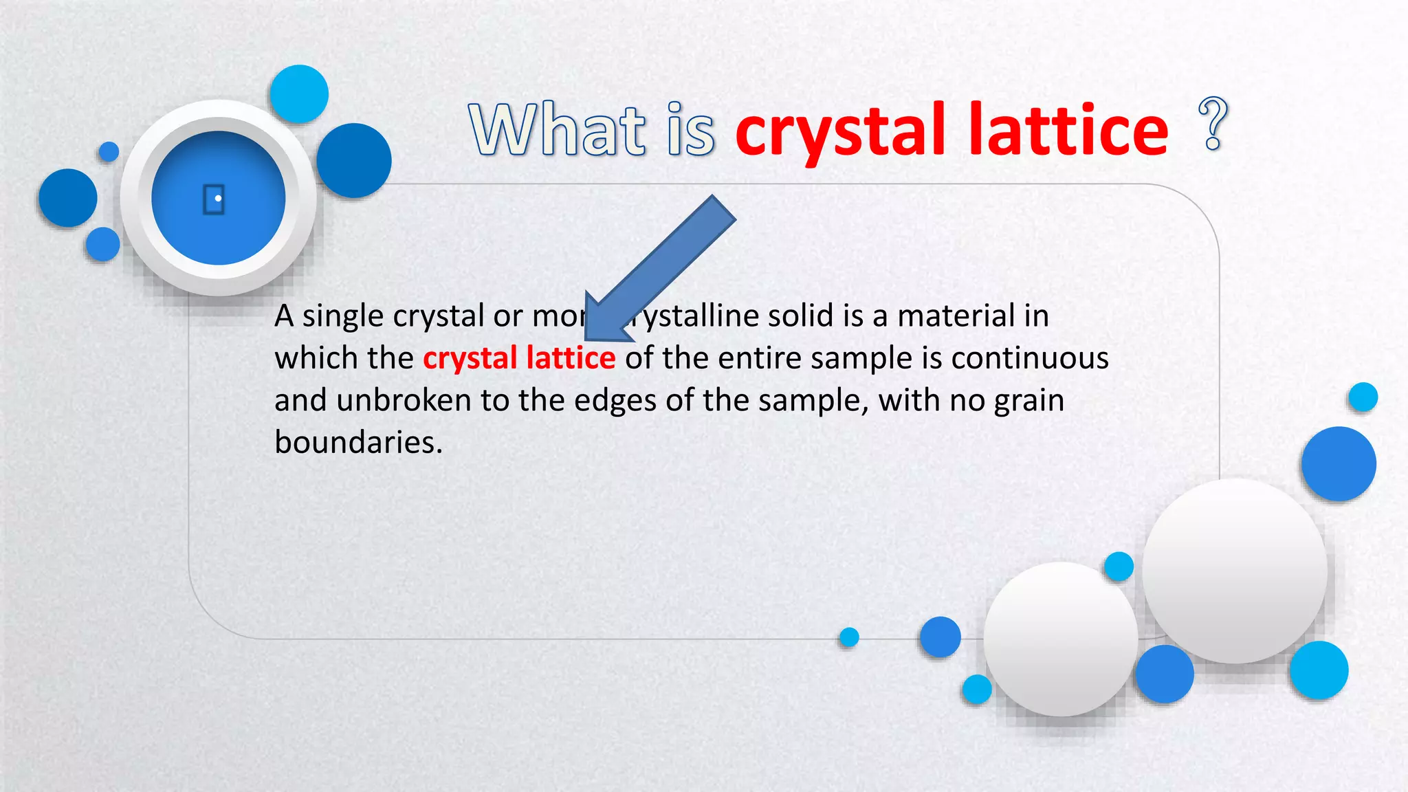 Single Crystal | PPTX | Chemistry | Science