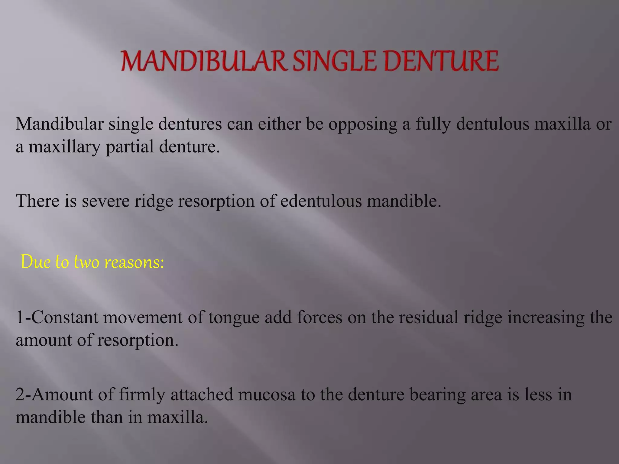 Single denture construction technique | PPTX