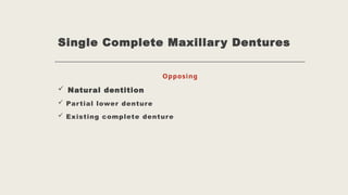 single denture removable prosthodontics.pptx