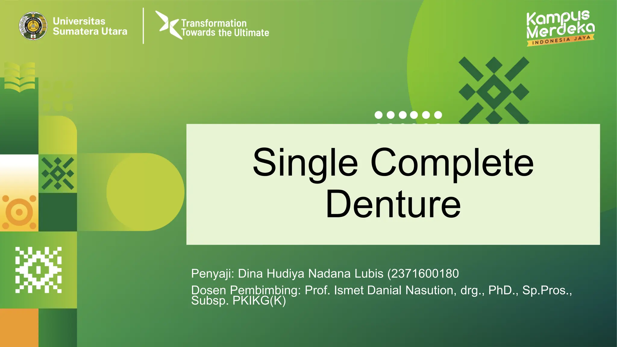 Key point of Single complete denture ppt | PPTX
