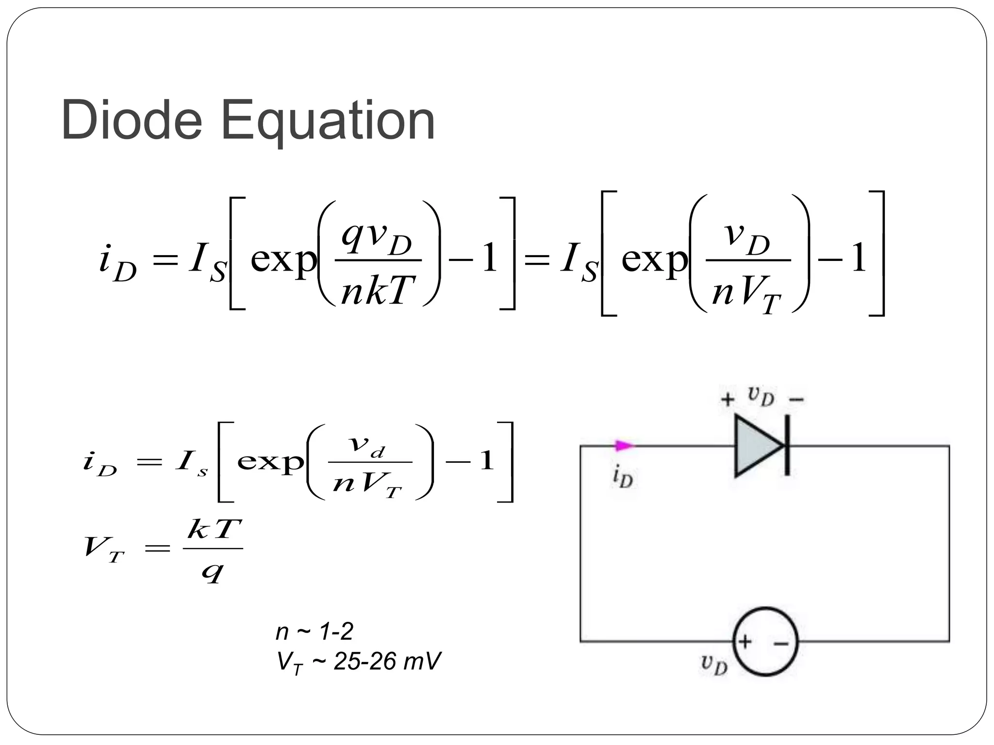 Single diode circuits | PPT