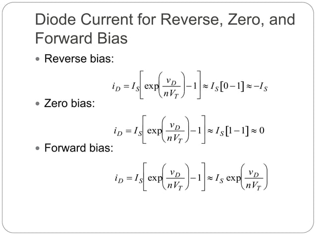 Single diode circuits | PPT