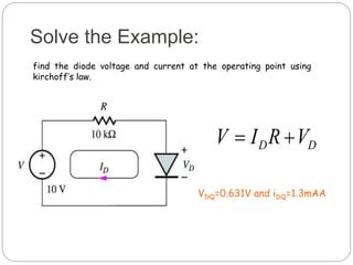 Single diode circuits | PPTX | Consumer Electronics | Technology ...