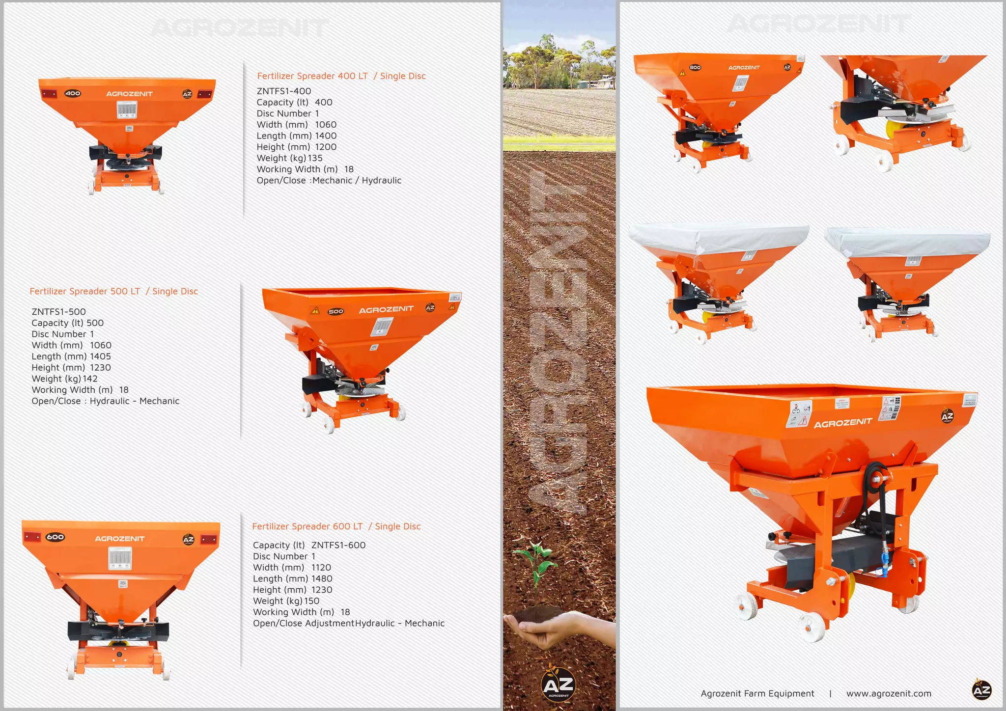 Fertilizer Spreader - Single Disc - Mounted | PPT