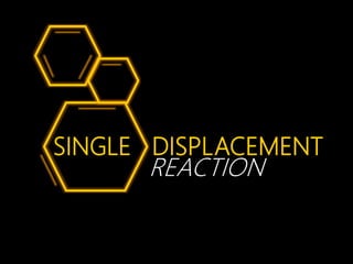 SINGLE DISPLACEMENT REACTION | PPTX