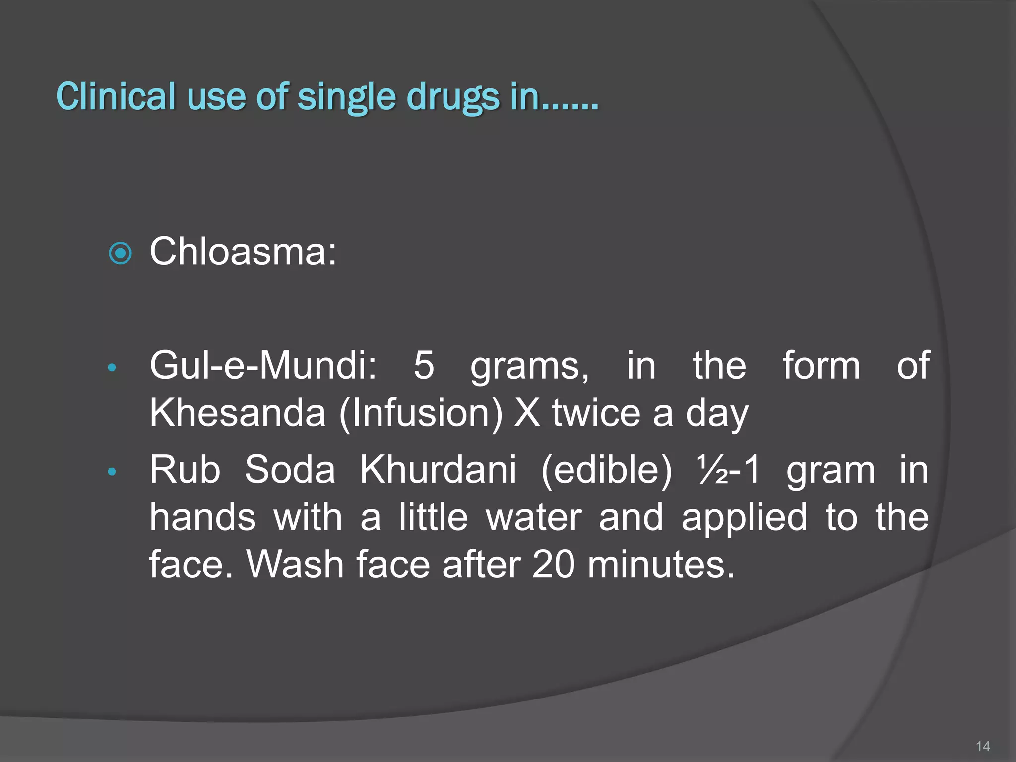 Single drug therapy in unani system of medicine converted | PDF