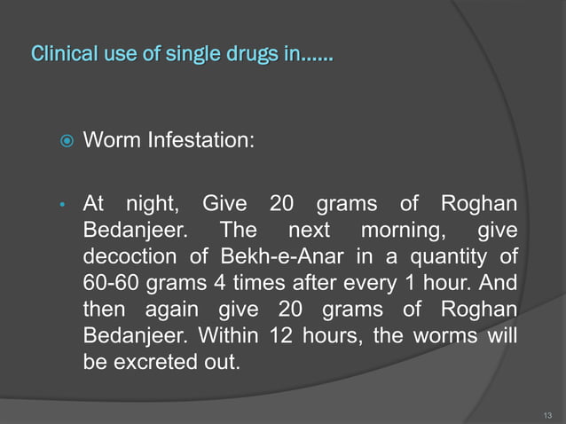 Single drug therapy in unani system of medicine converted | PDF