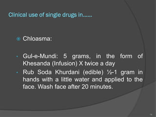 Single drug therapy in unani system of medicine converted | PDF