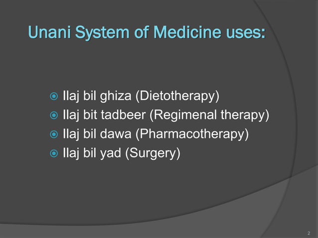 Single drug therapy in unani system of medicine converted | PDF