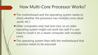Single &Multi Core processor | PPT