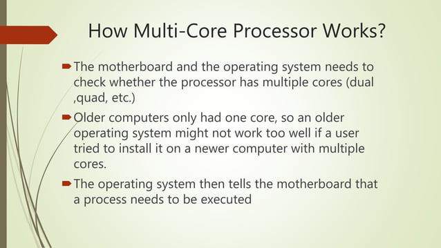 Single &Multi Core processor | PPT