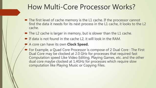 Single &Multi Core processor | PPT