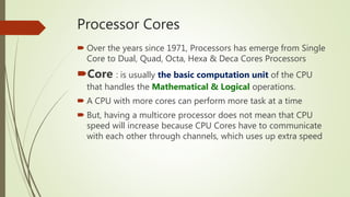 Single &Multi Core processor | PPT