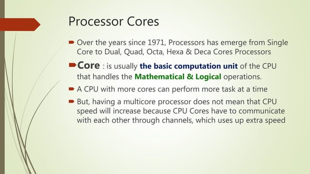 Single &Multi Core processor | PPT