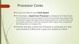 Single &Multi Core processor | PPT